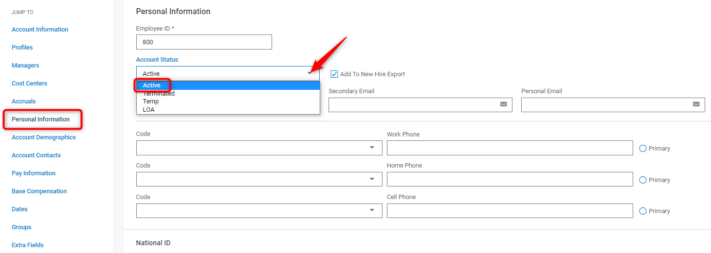 LOA Maintenance Guide (No Arrearage) (New UI) – Inova Payroll