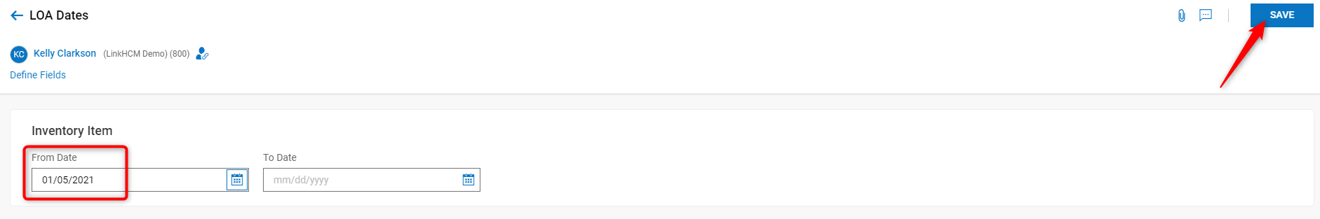 LOA Maintenance Guide (Track Arrearage) (New UI) – Inova Payroll