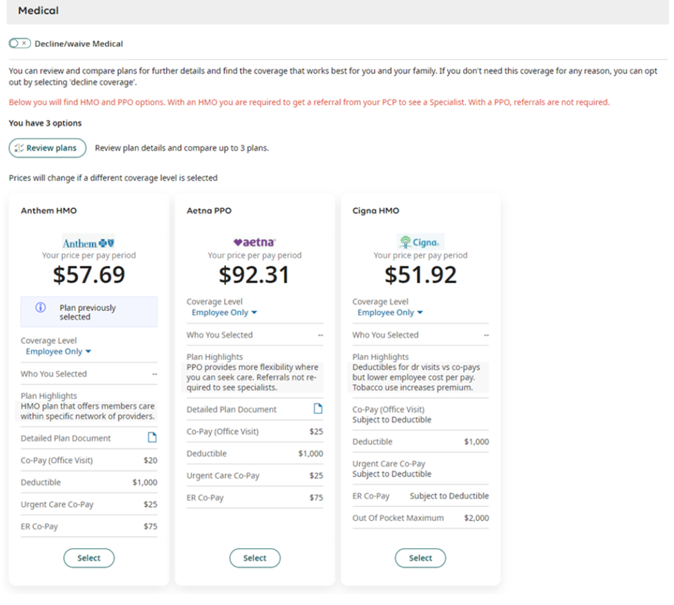 Benefit Enrollment Guide - Employee – Inova Payroll