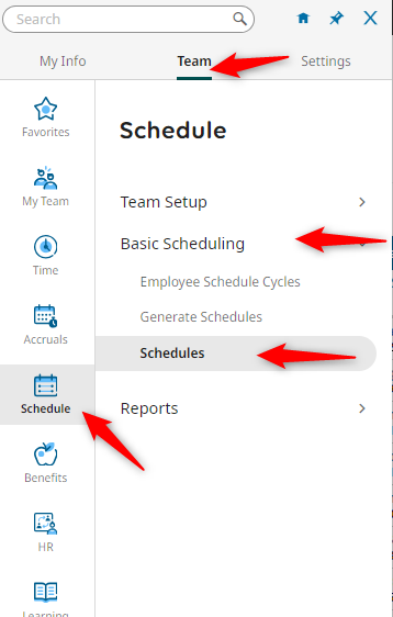 Editing/Creating Weekly Schedules (New UI) – Inova Payroll
