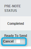 Pre-note Statuses – Inova Payroll