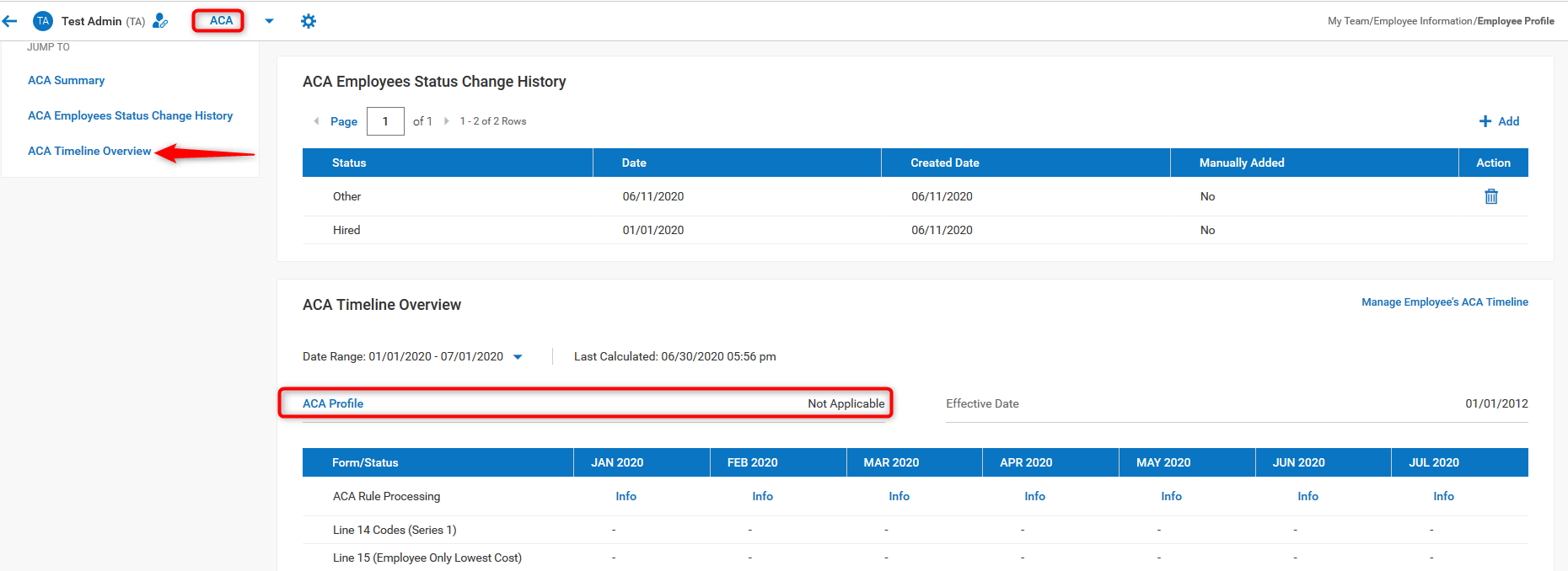 ACA Module User Guide (New UI) – LinkHCM