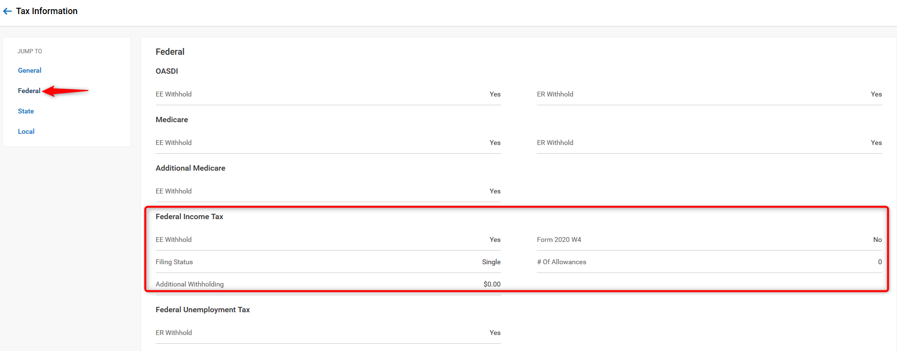 Employee Submitting Tax Updates (New UI) – Inova Payroll