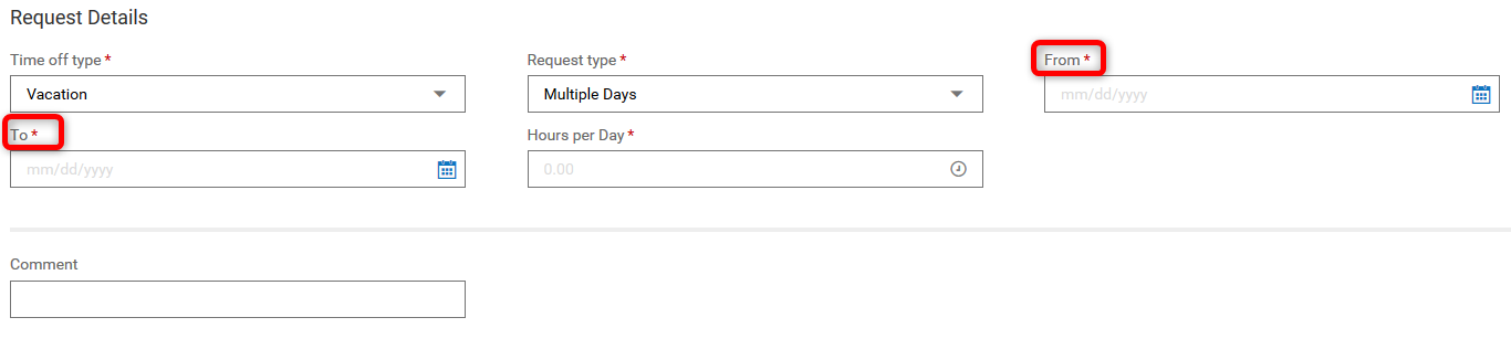 Employee Submitting Time Off Requests (New UI) – Inova Payroll