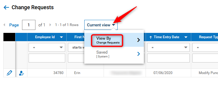 Review Timesheet Change Requests (New UI) – Inova Payroll
