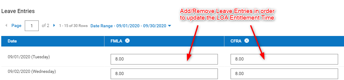 Leave of Absence Admin Guide - w/ Workflows - New UI – Inova Payroll