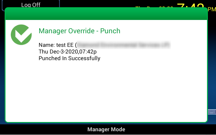 InTouch Manager Override Softkey User Guide – Inova Payroll