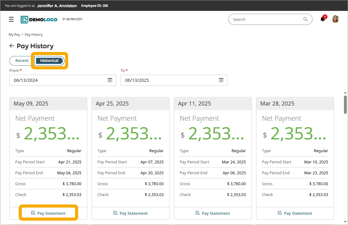 UKG Accessing Your Pay Statements, W2, and 1095-c – Inova Payroll