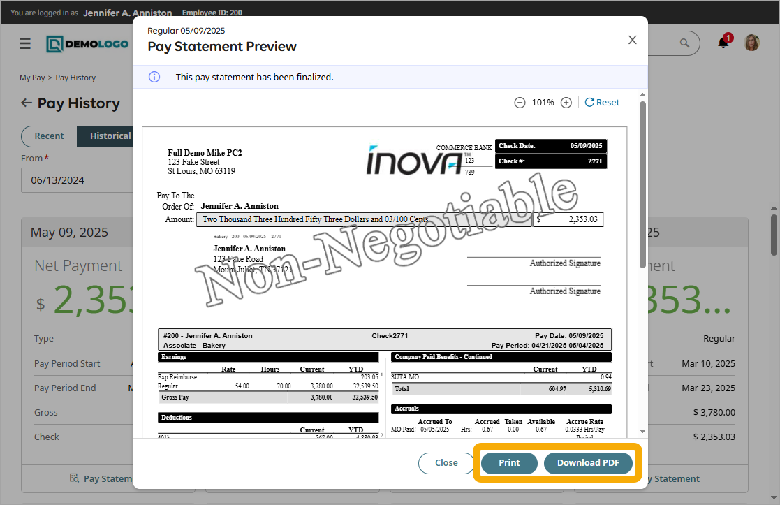 UKG Accessing Your Pay Statements, W2, and 1095-c – Inova Payroll
