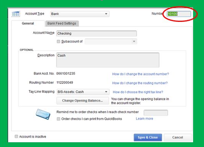 QBO Integration - Client Instructions for Setting Up Account Numbers in ...