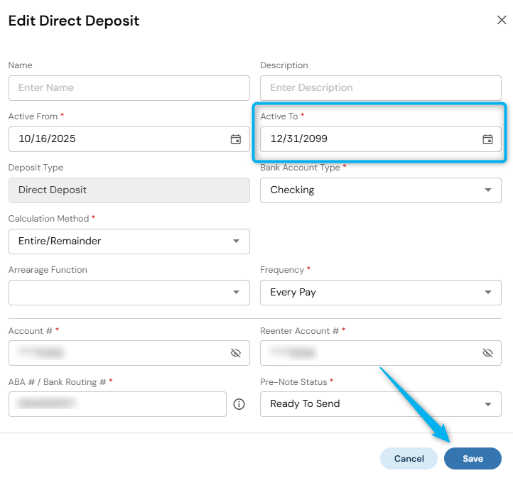 UKG Adding New or Updating Existing Direct Deposit Accounts – Inova Payroll